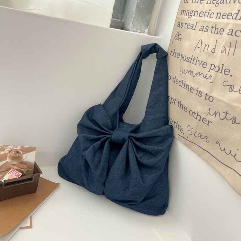 Large Capacity Bow Shoulder Bags